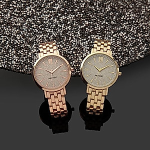 Nine West Women's Gold-Tone Bracelet Watch, NW/2402GLGB