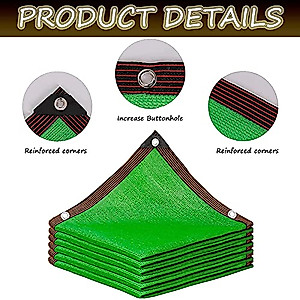 DKLE 10x10 ft Shade Screen for Greenhouse Breathable Outdoor, Garden Shade Netting Sun Protection, Shade Cloth UV Resistant Mesh 85% Shading Rate, for Protection Plants Flowers Pet Kennels