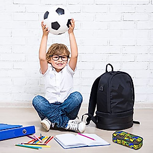 Pencil Case for Boys, Cute Pencil Pouch Big Capacity Waterproof and Durable Pencil Bag for Kids Teens Students School Supplies… (Game Green and Blue)