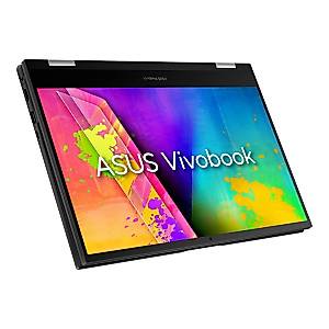 ASUS VivoBook 14 inch 2-in-1 Laptop, HD Touchscreen, Intel Celeron N4500, 4GB RAM, 64GB eMMC + 512GB SSD, NumberPad, Windows 11, 1-Year Microsoft 365 Personal, Quiet Blue with Accessories