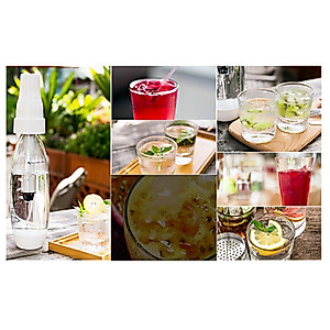 MAVIS LAVEN Soda Maker Machine Homemade Soda Fizzy Water Machine Manual Sparkling Water Machine, Soda Maker Machine,Easy to Use,Sparkling Water Hand Machine