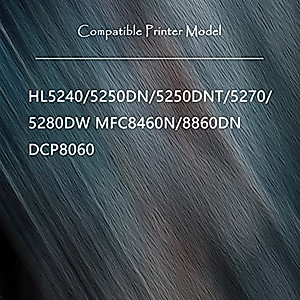 TG Imaging 1-Pack (1xBlack) Toner Cartridge Replacement for Brother TN580 Toner TN-580 TN 580 Work for HL-5240 HL-5250DN MFC-8370 MFC-8460N MFC-8470DN MFC-8890DW DCP-8060 Printer