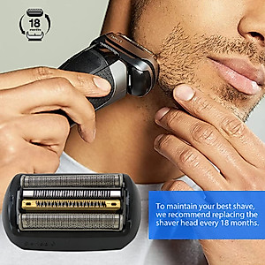 92B Original Craftwork Series 9 Replacement Shaver Head for Br aun Series 9 Electric Shaver Foil & Cutter 9030s 9040s 9050cc 9240s 9242s 9280cc Black