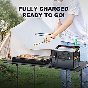 ALLPOWERS S1500 Portable Power Station 1500W (Peak 3000W), 1092Wh Solar Generator with 4 AC Outlets, PD 100W USB-C, 0-100% In 3 Hrs, Emergency Power Supply for Home Outdoor Camping RV CPAP