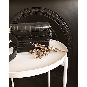 JW PEI Women's Mini Flap Crossbody (Black)