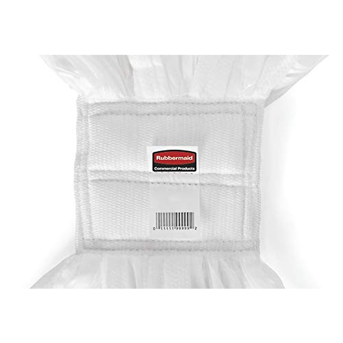 Rubbermaid Commercial Large Disposable Mop- 5 Inch Headband, Janitorial Cleaning Supplies and Equipment for Mopping, White