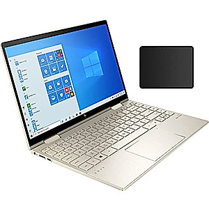 HP Envy X360 2-in-1 13.3 inch FHD IPS Touch-Screen Laptop | 11th Generation Intel Core i5-1135G7 Backlit Keyboard Fingerprint Windows 10 Home (8GB DDR4 RAM 256GB SSD |Mouse Pad), Gold