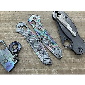 FRAG Oil Slick Black Zirconium Scales for Benchmade 940 Osborne