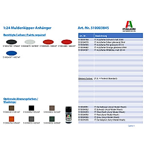 Italeri 1/24 Dumper Trailer