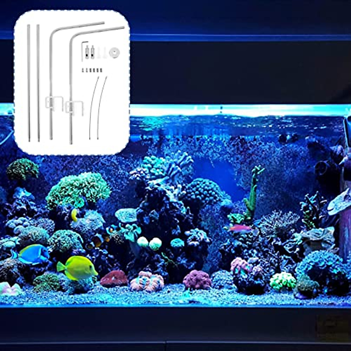 iplusmile Fish Tank Accessory Aquarium Lighting Holder Fish Tank Light Stand Kit, Adjustable Fish Tank Light Rack Aquarium Stand for Aquatic High LED Light Lamp Light Hanging Bracket