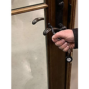 Kooty Key Germ Utility Hook Tool- Avoid Touching Bacteria Ridden Surfaces- Carabiner Included (Colors May Vary) (2 Pack, Purple)