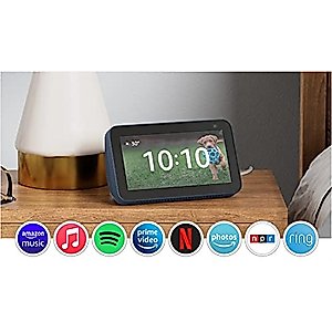 Echo Show 5 (2nd Gen, 2021 release) | Smart display with Alexa and 2 MP camera | Deep Sea Blue