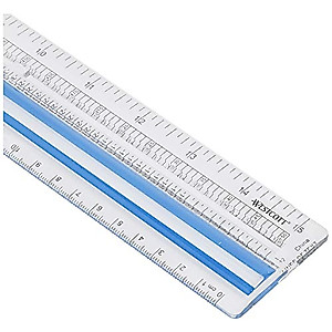 Westcott ‎40711 Clear Data Processing Magnifying Ruler, 15 In