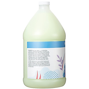 Ginger Lily Farms Botanicals Moisturizing Shampoo for All Hair Types, Island Tranquility, 100% Vegan & Cruelty-Free, Green Tea Lemongrass Scent, 1 Gallon (128 fl oz) Refill