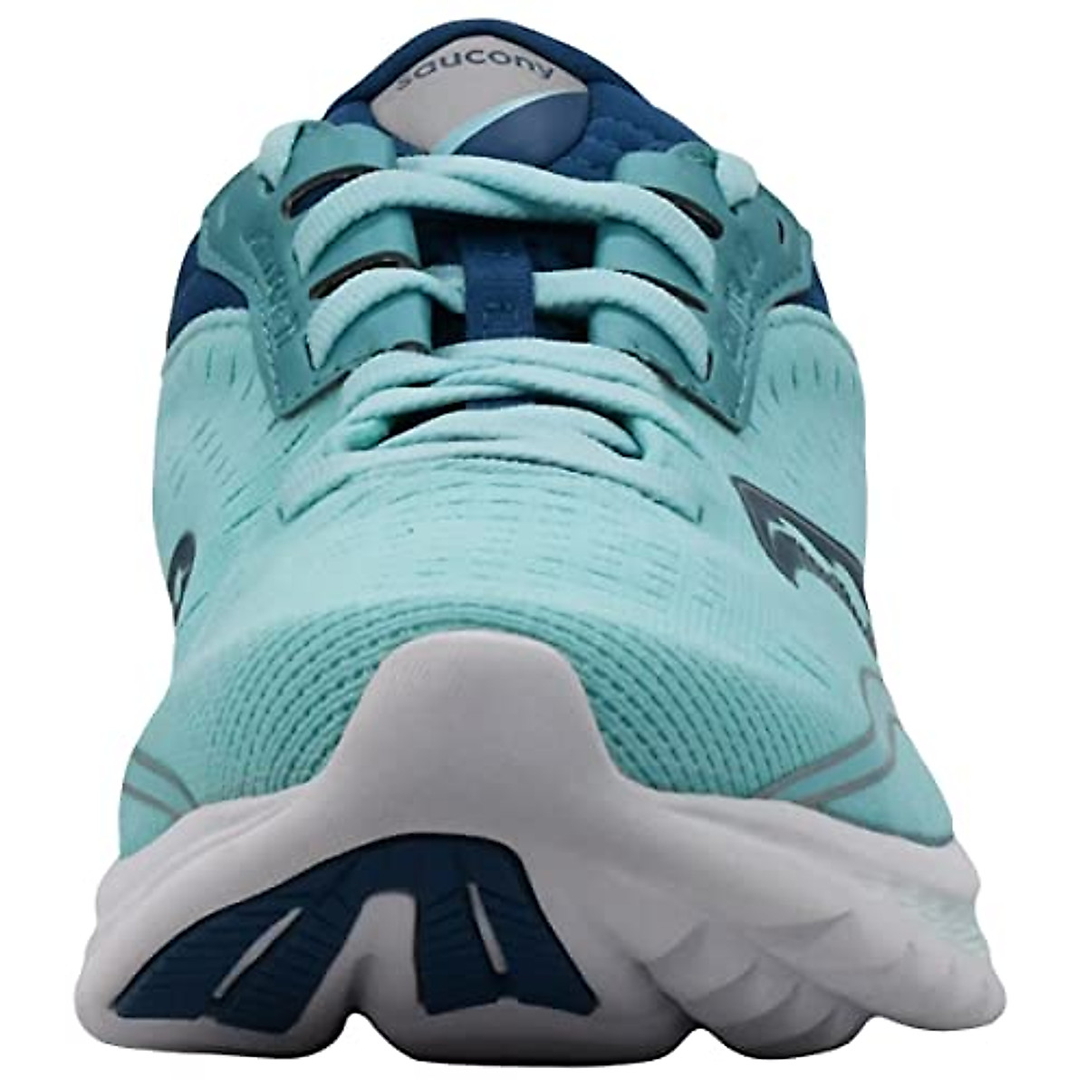Saucony Women's S10552-25 Kinvara 11 Running Shoe, Aqua/Blue - 10 W US