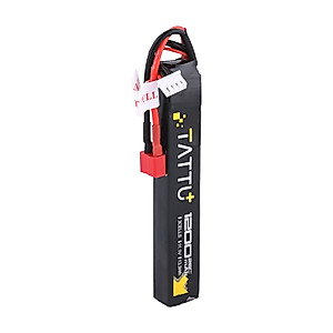 TATTU 11.1V LiPo Airsoft Stick Battery with Deans Connector,3S 1200mAh 25C Battery Pack for Airsoft Gun