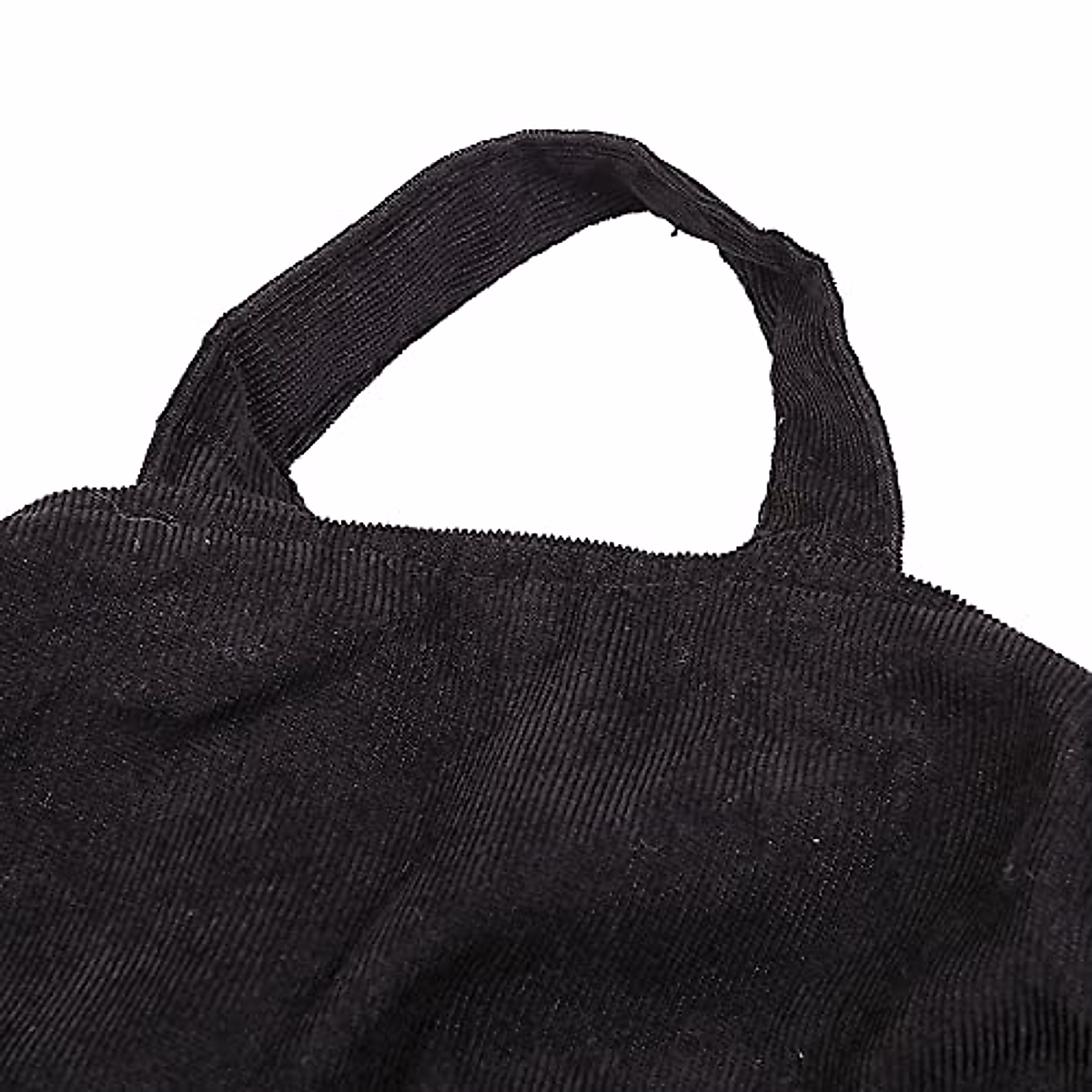 HIHTGS Adult Toy Corduroy Storage Soy Bag Bean Bag, Bean Bag Chair Lazy Sofa Beanbag Cover Bean Bag Sofa Chairs Cover Bean Bag Chair Cover(No Filler) (Black, 27.56 inch X 31.50 inch )
