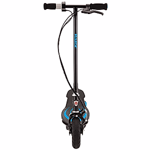 Razor Power Core E100 Electric Scooter - Black Deck - Blue - FFP