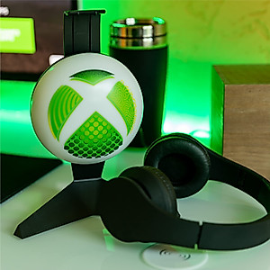 Paladone Xbox Headset Stand Light - Officially Licensed Ear Phone Holder for Gaming Set Up, Gift for Gamer, USB Powered