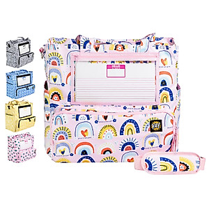 YAY KIDDY Large Totebag for Daycare (Rainbow)