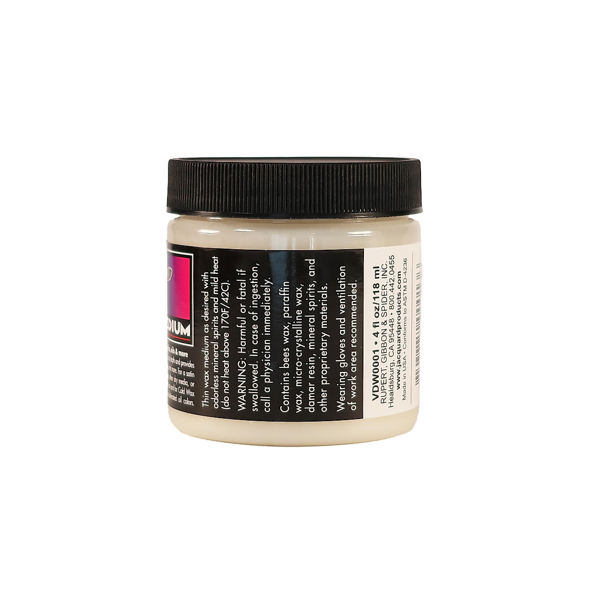 Jacquard Dorlands Wax - 4 Ounce - Versatile Pure Wax and Damar Resin - Protective Topcoat for Sealing and Finishing