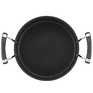 Circulon Acclaim Hard Anodized Nonstick Casserole Dish/ Casserole Pan / Dutch Oven with Lid - 5 Quart, Black