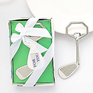 ARFUKA Bottle Opener Stainless Steel Beer Bottle Opener Golf Clubs Shaped Soda Beverage Beer Bottle Opener Women Men Gift for Wedding Christmas and Birthday Silver