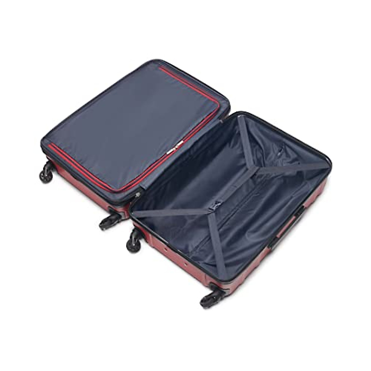 Tommy Hilfiger Lexington Upight Hard Suitcase, Red, 25"