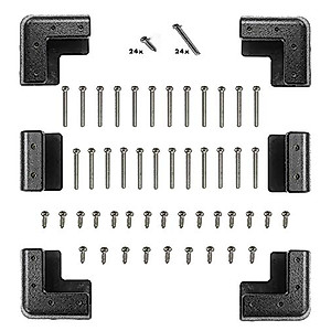 Solar Panel Mounting Brackets Corner Mount Kits Supporting for Framed Solar Panels,Installation On RV Caravan Boats Camper Trailer Marine Motorhome House Roof, Compatible with Renogy Solar Panel