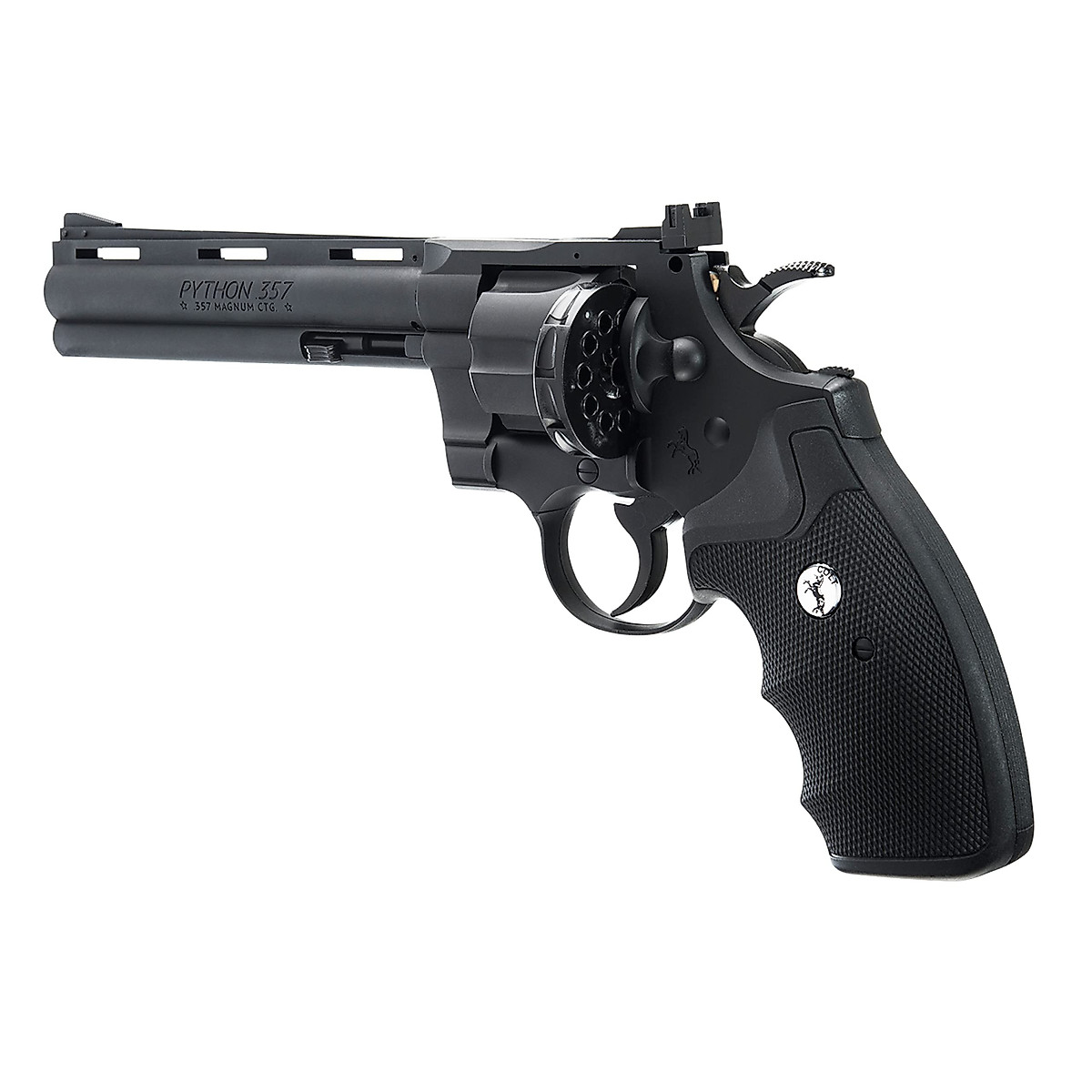 Umarex Colt 6" Python .357 Caliber Steel BB C02 Air Pistol, Powdered Black
