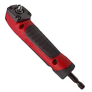 SeonFook Right Angle Drill Attachment 90 Degree Corner Device Drill Adapter Impact Driver Socket Screwdriver Extension Drill Bit Holder for Drilling or Driving in Tight Spaces