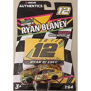 Matchbox Nascars Authentics Ryan Blaney 2023 Wave 1