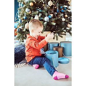 Rising Star Baby Socks 6-12 Months 12-24 Months Toddler Socks Non Slip Grip Ankle Socks for Kids Infant Boys & Little Girls