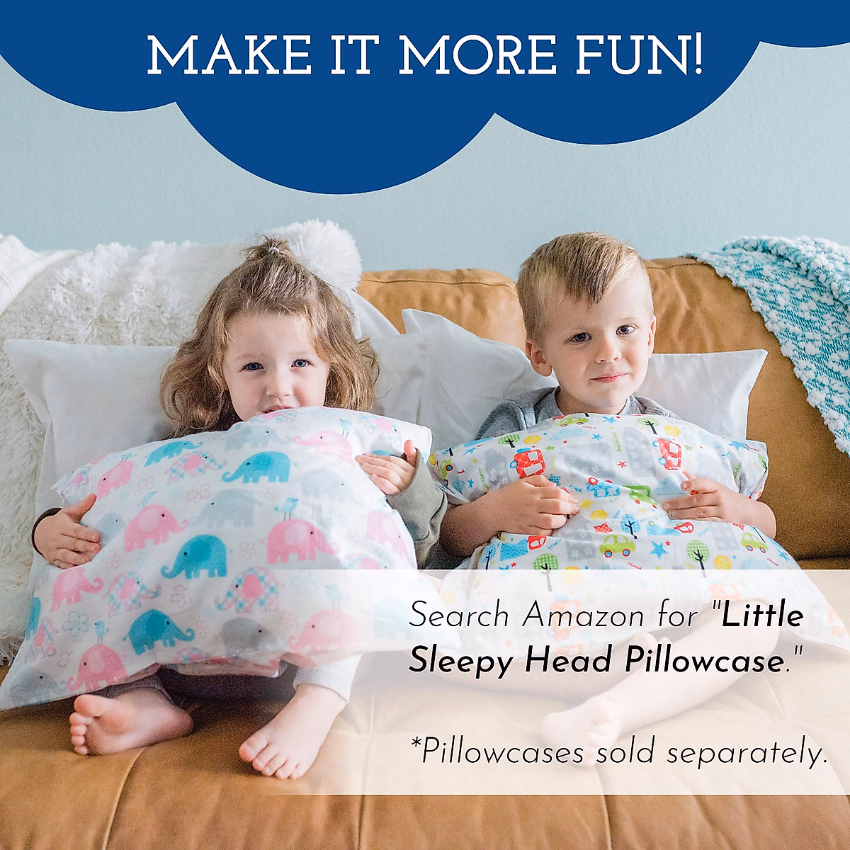 Youth Pillow - 16 X 22 - Soft & Hypoallergenic - Better Sleep for Kids - Toddler Bed Pillow - Perfect Size - Backed by Our Love The Fluff Guarantee (1 Pack)