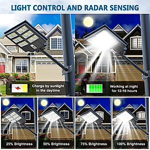 FEELON 4 Pack 150W LED Flood Lights Outdoor, 2 Pack 5000K Daylight White Lights + 2 Pack RGB Lights,Super Bright Work Light with Plug,IP66 Waterproof Outdoor Floodlights for Yard, Garden, Playground