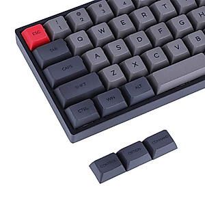EPOMAKER SK66 60% Keys Wired Gateron Optical Mechanical Gaming Keyboard with RGB Backlight and PBT Heat Sublimation Keycaps (Gateron Optical Red, Grey Black)