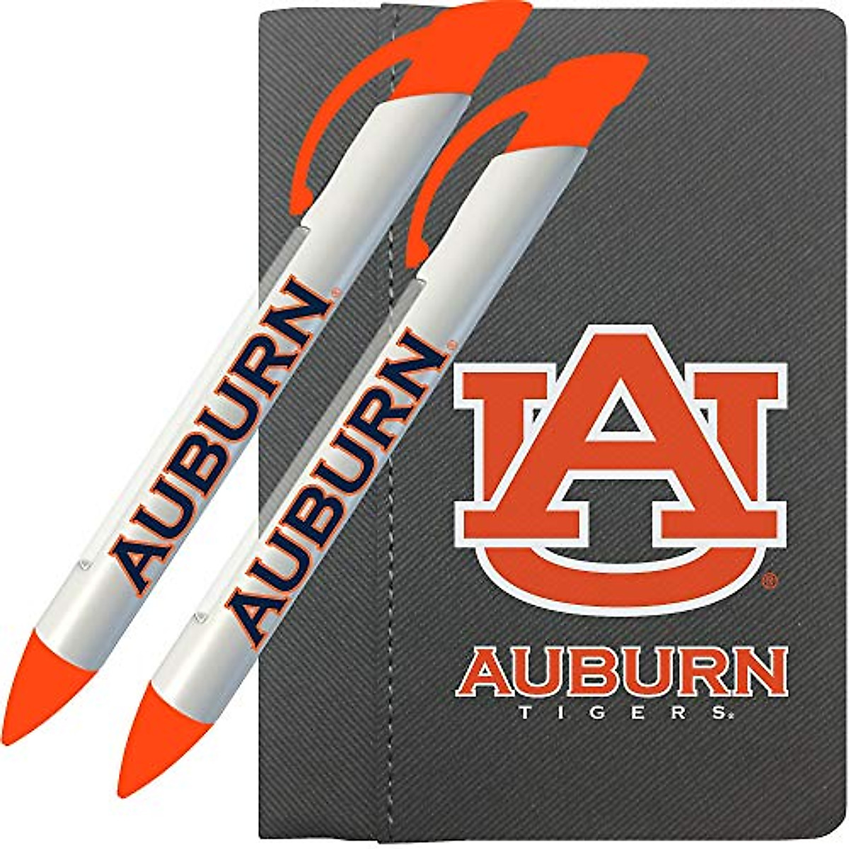 Greeting Pen Auburn Tigers 4" X 6" Notebook / 2 Pen Set (1111M2)