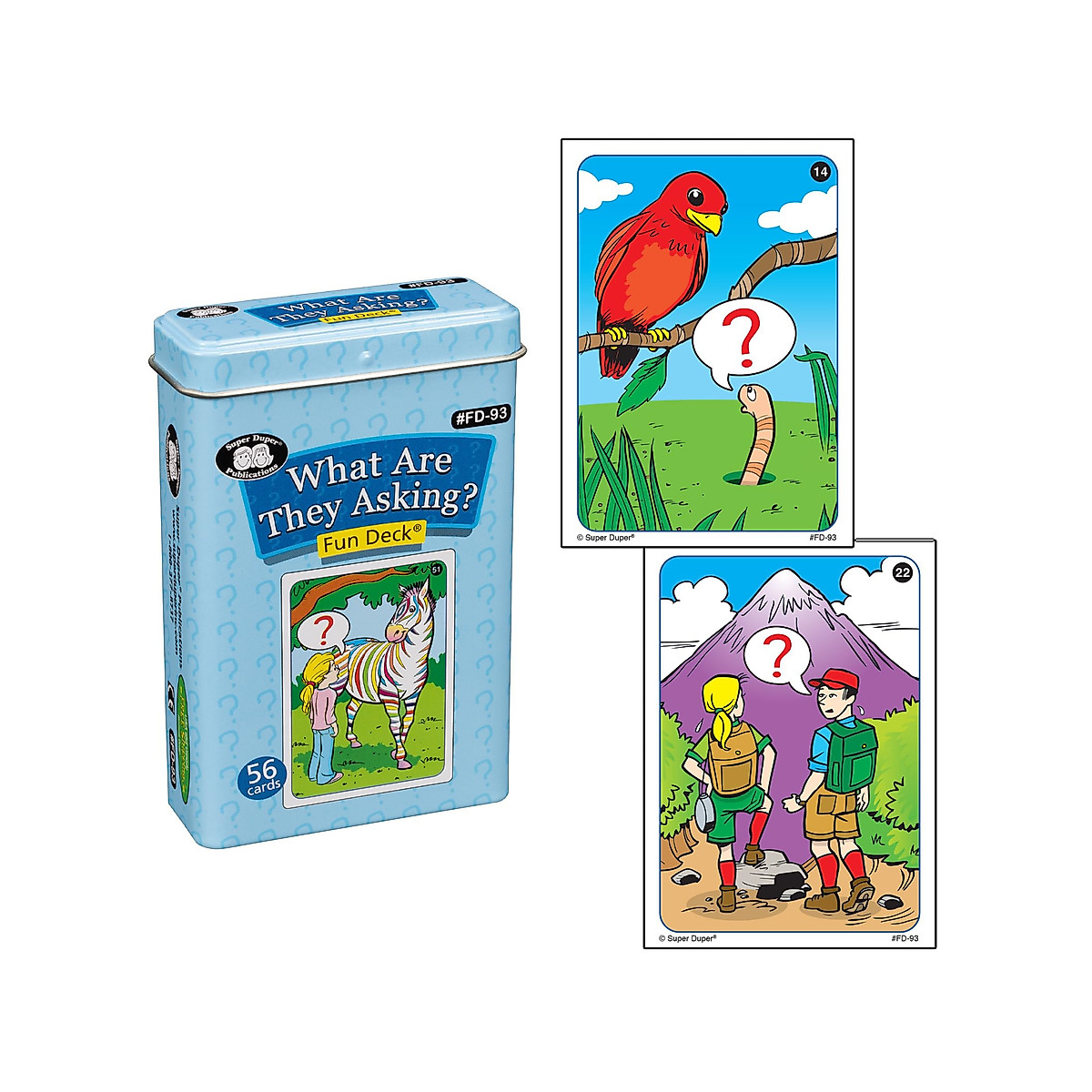 Super Duper Publications | What are They Asking? Fun Deck Flash Cards | Educational Learning Resource for Children