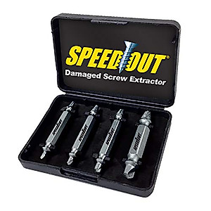 Ontel SpeedOut Damaged Screw Extractor & Bolt Extractor Set
