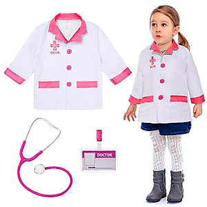 Cheerful Children Toys Doctor Costume For Kids Doctor Costume - Kids Lab Coat - Career Day Costume For Kids - Kids Doctor Coat