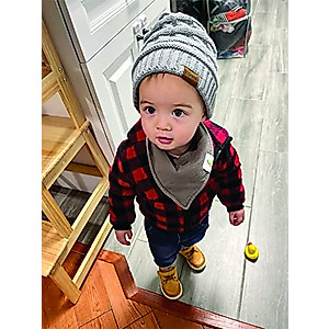 Quinton Bradley Baby 4 Pack Bandana Drool Bib Basics Solid Color (Maroon)