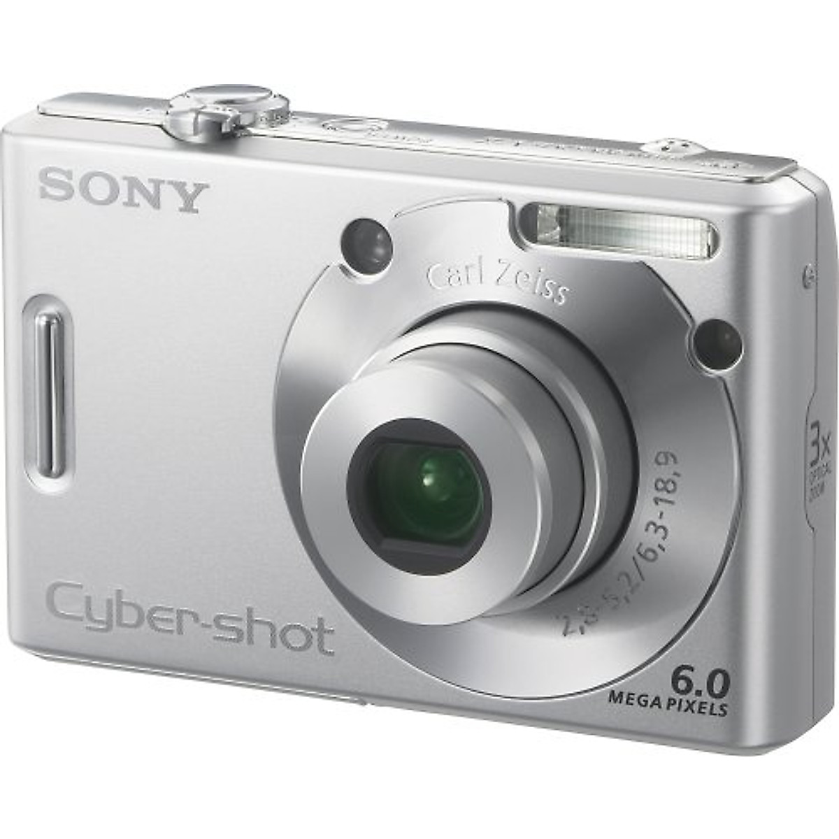Sony Cybershot DSCW30 6MP Digital Camera with 3x Optical Zoom