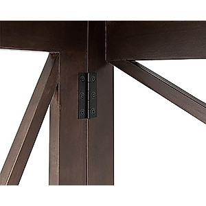 Stakmore Folding Desk with Built in 100V outlet and USB, Espresso Finish
