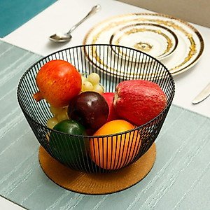 3 Pieces Cork Plant Mat Round Cork Plant Coasters DIY Cork Pad Plant Plate Pad for Gardening, Indoor and Outdoor Pots, DIY Craft Project (Nude and Black, 6 Inches, 8 Inches, 10 Inches)