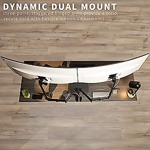 VIVO Dual Ultra Wide 13 to 38 inch Computer Monitor Mount, Fully Adjustable VESA Stand for 2 Wide Screens, STAND-V038M