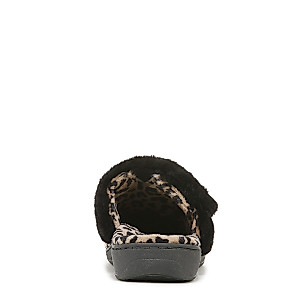 Vionic Adjustable Slipper With Orthotic Arch Suppor Natural Leopard - 9 Medium