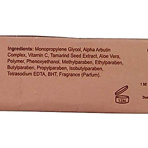 LightenUp Plus Clarifying Gel - 1 fl oz / 30 ml - Dark Spots Cream, Reduce Hyperpigmentation on: Dark Knuckles, Elbows, Hands, Armpits, with Alpha Arbutin, Fruity Tamarind Extract