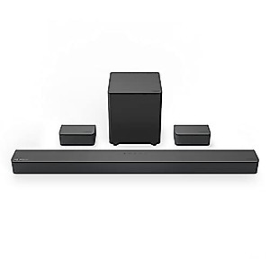 VIZIO M-Series 5.1 Premium Sound Bar with Dolby Atmos, DTS:X, Bluetooth, Wireless Subwoofer, Voice Assistant Compatible, Includes Remote Control - M51ax-J6
