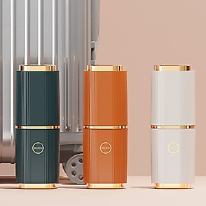 Crystalberry Travel Toothbrush Case Holder, Multifunctional Travel Cup Toothbrush Case and Carrier, Portable Travel Toothbrush Storage Box for Home Bathroom School Travel Business Trip Camping