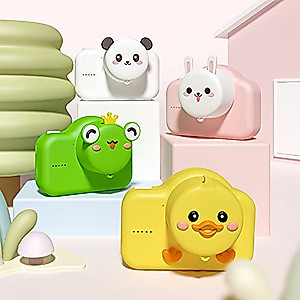 #3fgf16 Kids Camera 20 0 Mp Hd Digital Camera Rechargeable Video Recorder Mini Cartoon